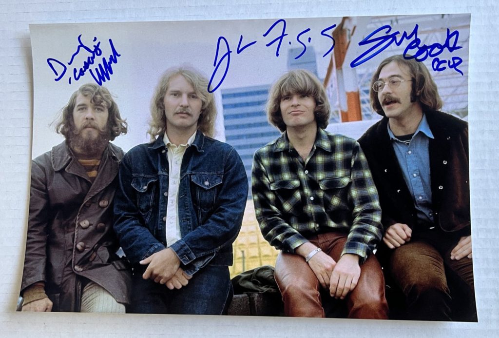 Creedence Clearwater Revival band signed autographed 8×12 photo John ...