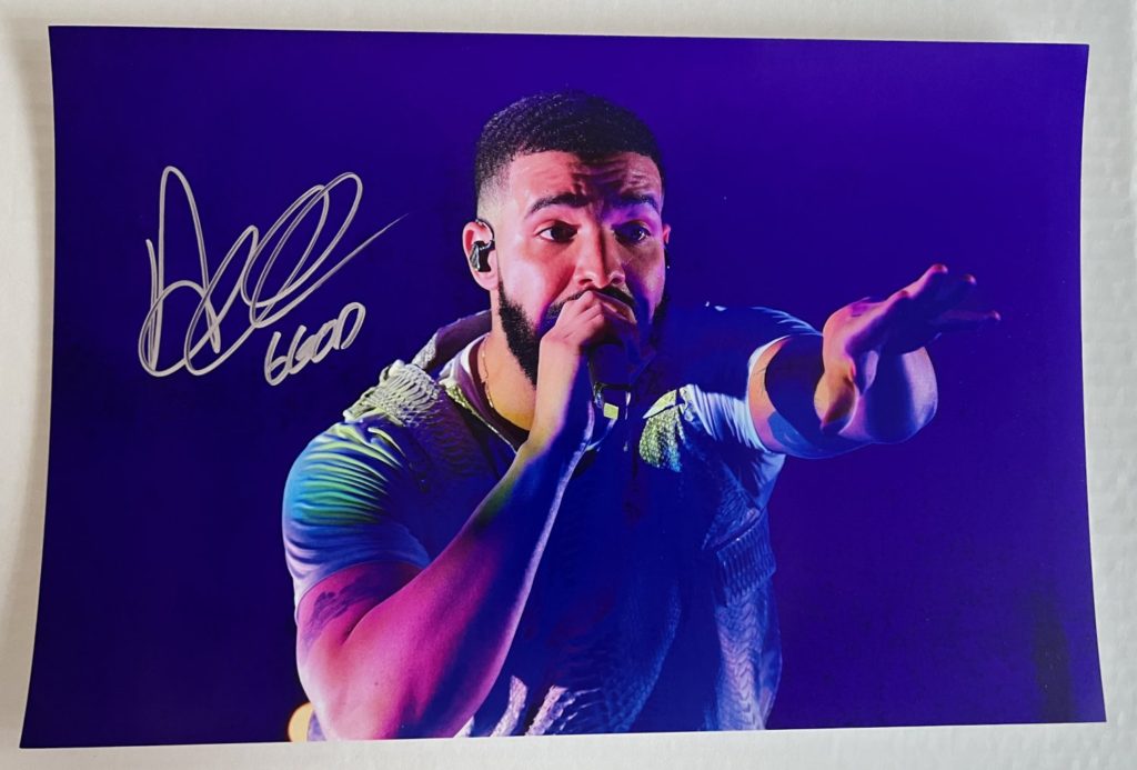 Drake signed autographed 8×12 photo photograph Hip Hop Aubrey Graham ...